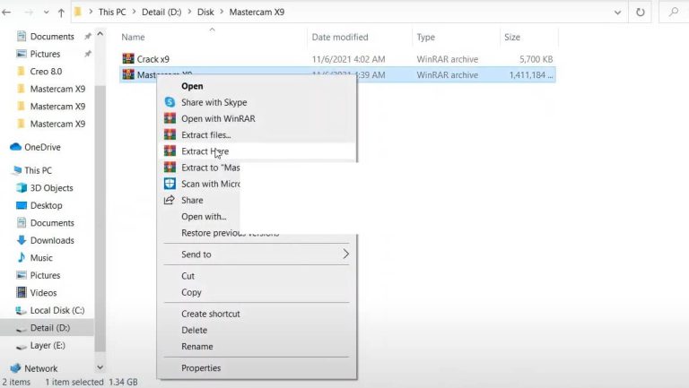 Tải Mastercam x9 Full Crac'k 64bit + Cài đặt