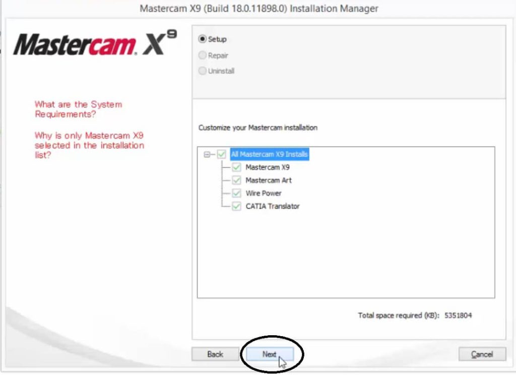 Tải Mastercam x9 Full Crack 32/64bit + Hướng dẫn cài đặt