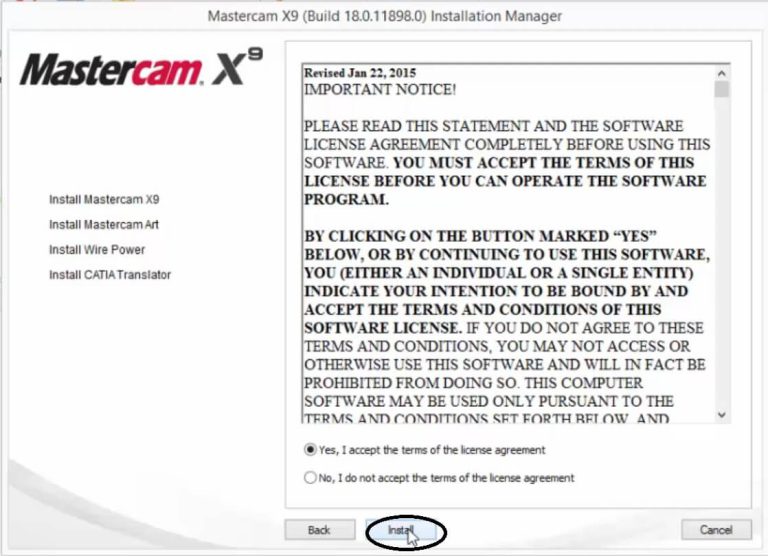 Tải Mastercam x9 Full Crack 32/64bit + Hướng dẫn cài đặt
