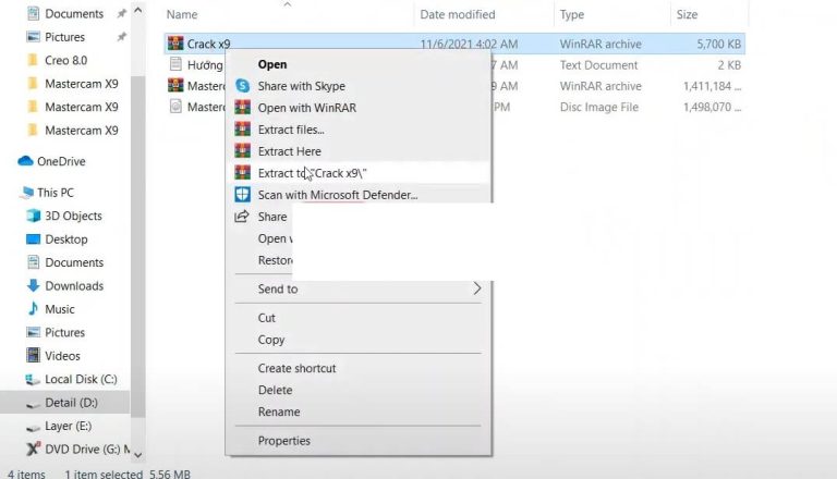 Tải Mastercam x9 Full Crac'k 64bit + Cài đặt