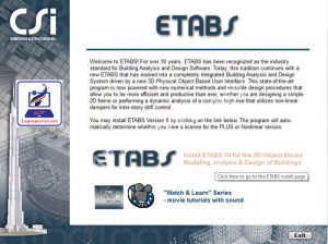 Tải Etabs 9.7 4 Full Cra'ck Thành Công 100%