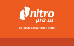 Download Nitro Pro 10 Full Crack 32bit/64bit Miễn Phí