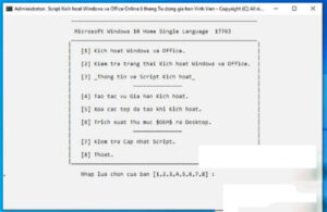 Hướng dẫn chi tiết Active Win 10 CMD thành công 100%
